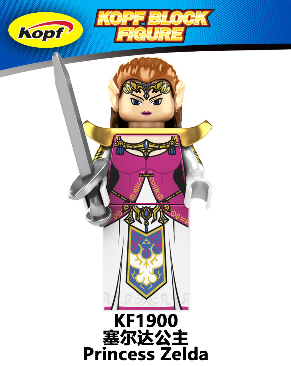 The Legend Of Zelda Minifigures Link Princess Zelda Game Action Figures ...