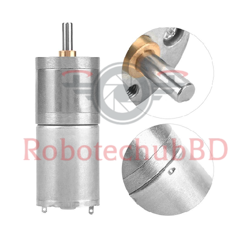 25GA370 12V Metal Gear Motor | 300RPM / 500RPM / 600RPM High Torque DC ...
