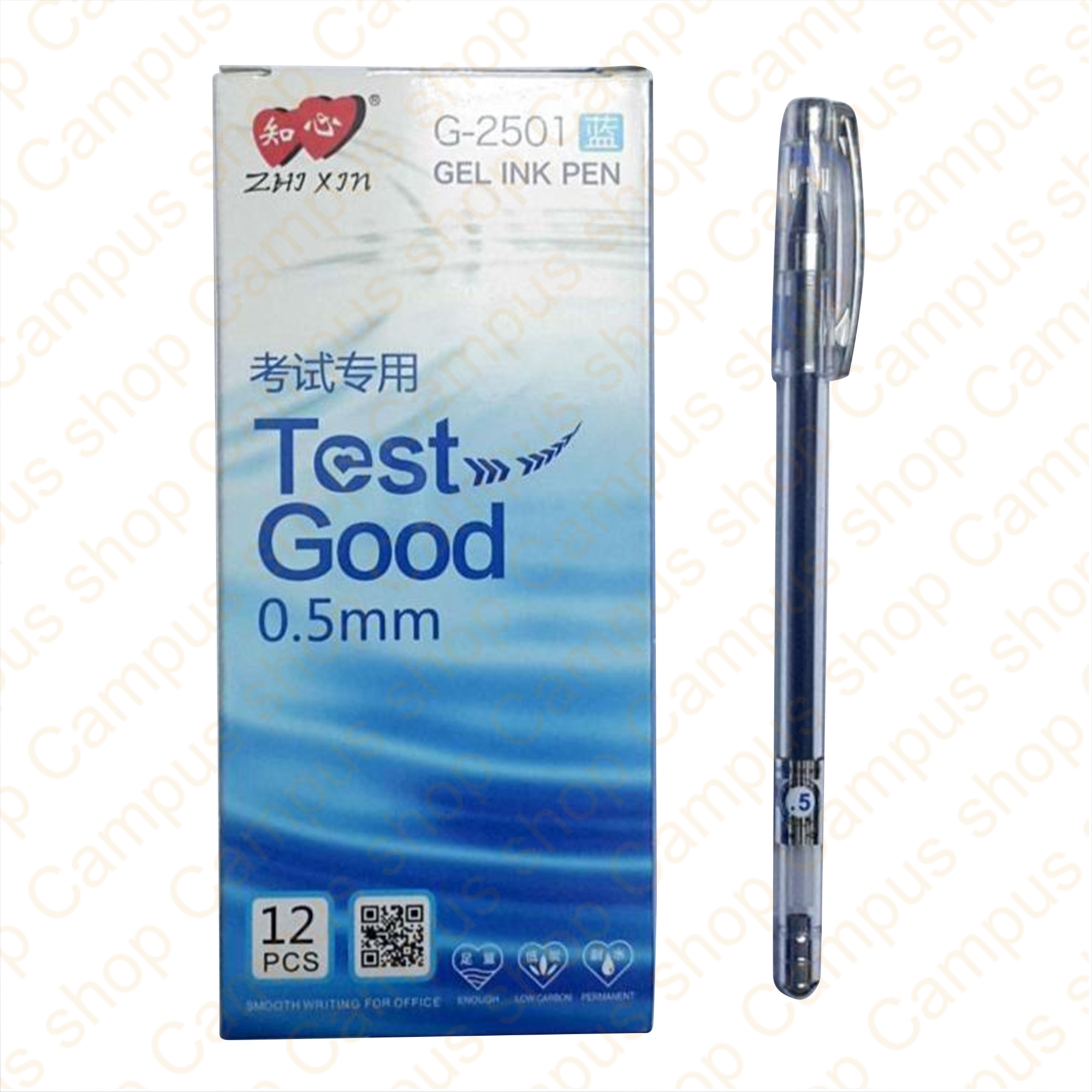 Test Good Gel Ink Pen - 0.5mm - 12pc box (Black/Red/Blue) | Daraz.com.bd