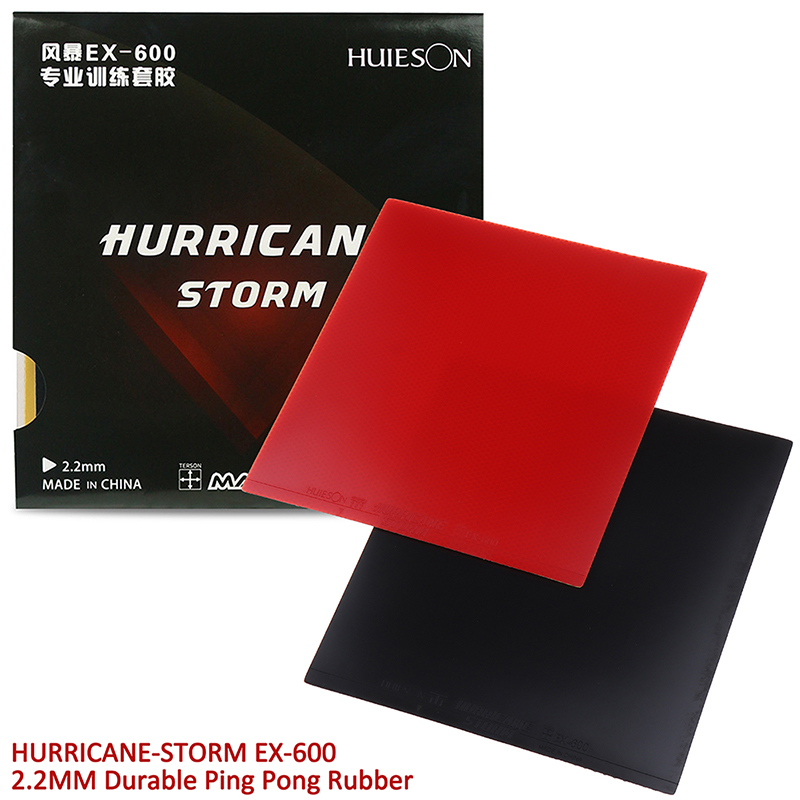 1Pcs Table Tennis Rubber HURRICANE-STORM EX-600 2.2MM Durable Ping Pong ...