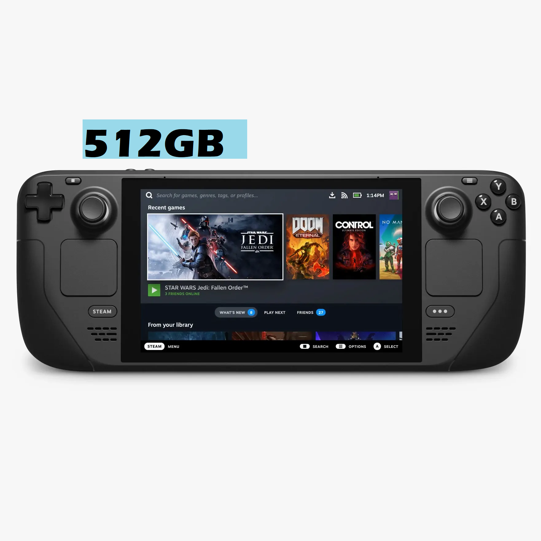 Steam Deck Gaming Console 64GB/256GB/512GB Handheld Gaming Device ...