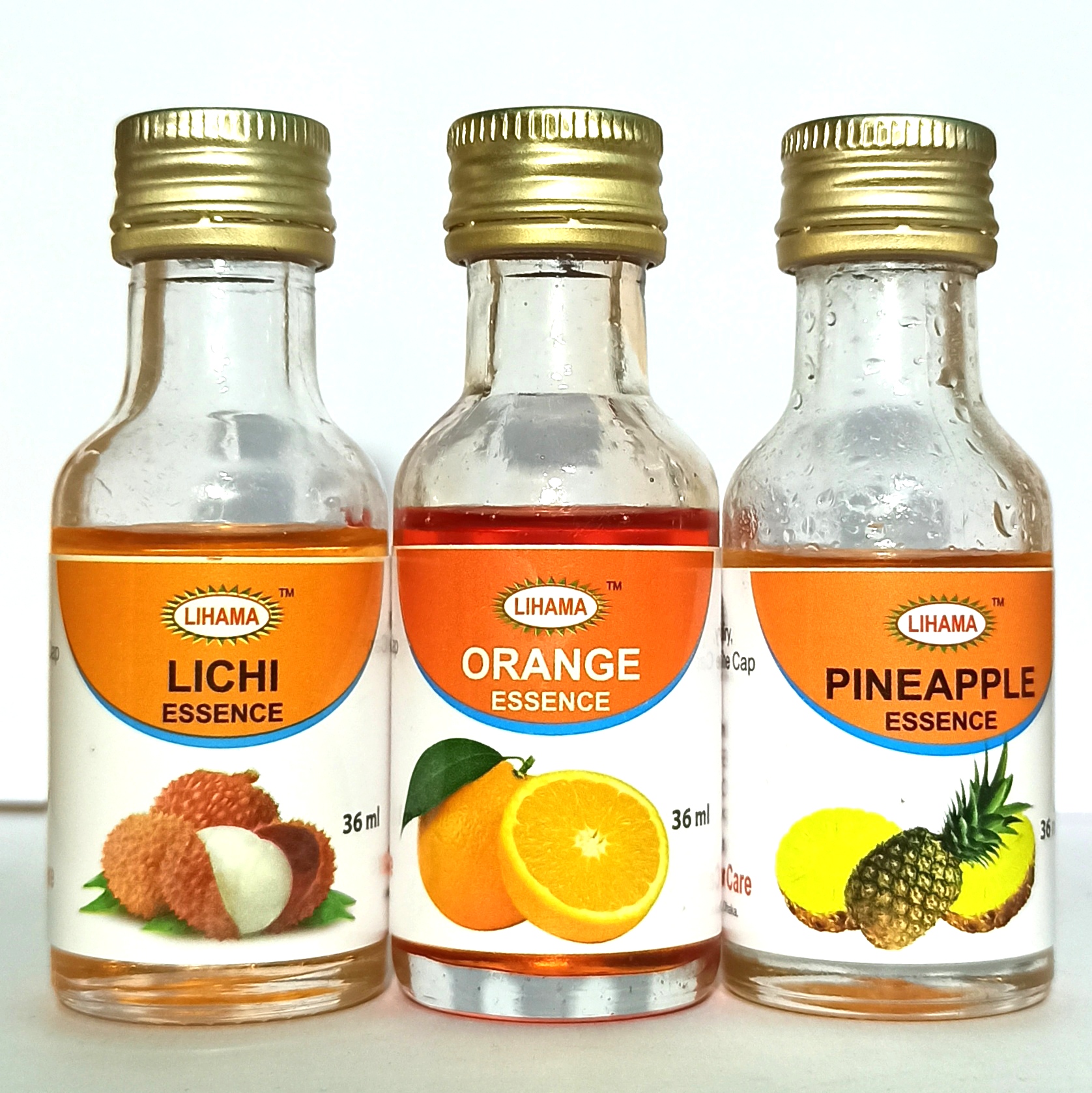 Lihama ( 3 Pcs ) Combo Flavouring Essence Set - Pineapple + Lichi ...