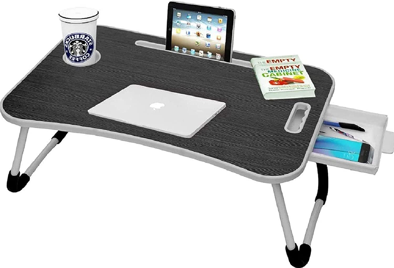 Multipurpose Foldable Laptop Table with Drawer | Daraz.com.bd