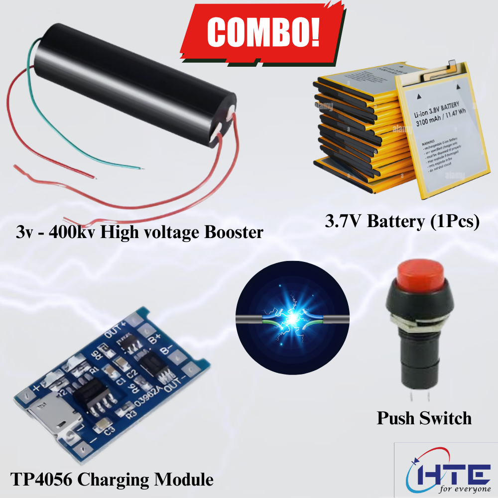 ⚡ High Voltage Generator Combo Pack – 3.7V to 400KV Boost Module | Li ...