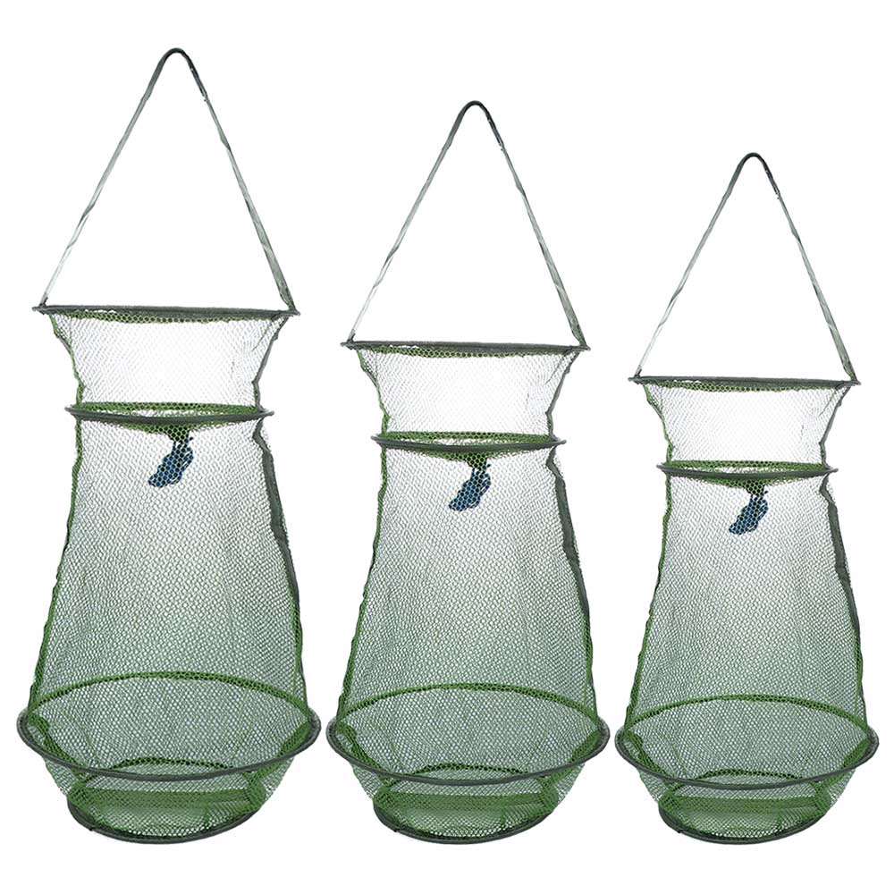 Portable Round Foldable Lobster Storage Cage Collapsible Fish ...