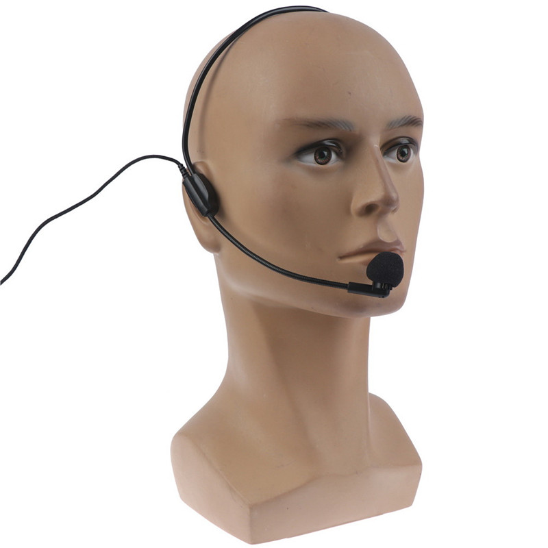 3.5mm Plug head-mounted headset microphone guide lecture speech headset ...