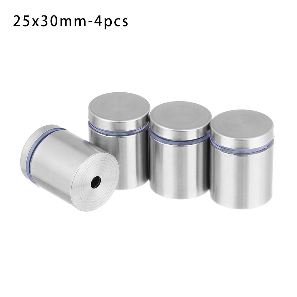 4/6/10Pcs Durable Stainless Steel Spacer Holder Glass Fasteners ...