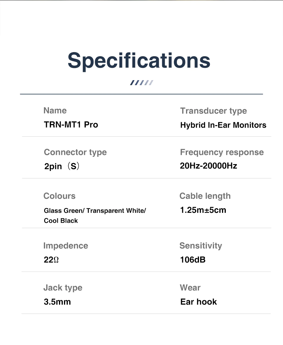 TRN MT1 Pro with MIC HiFI Dynamic Driver In-Ear Monitor HIFI Bass ...