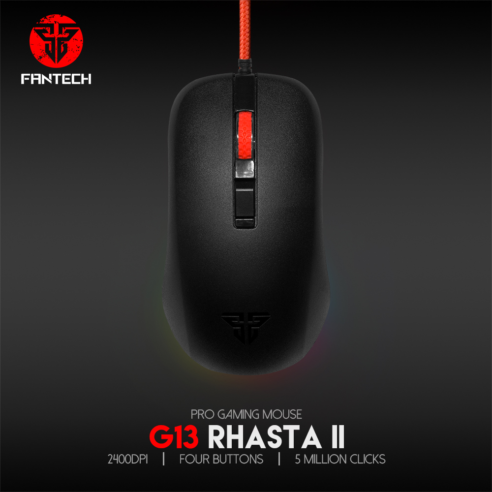 Fantech G13 RHASTA II DPI 800-2400 Professional Wired Gaming Mouse USB ...