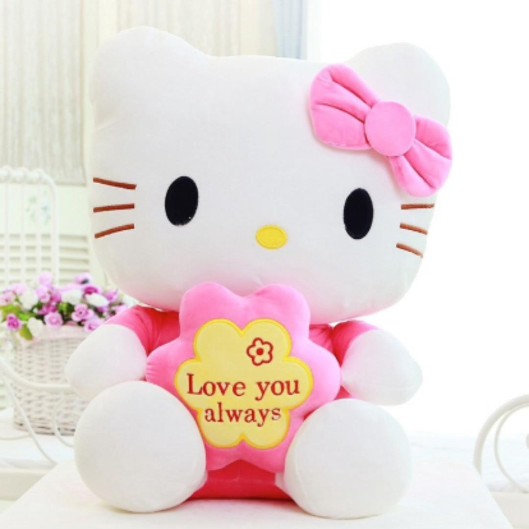 Hello Kitty Cute Plush Doll Soft Toy for Girl Gift large size | Daraz ...