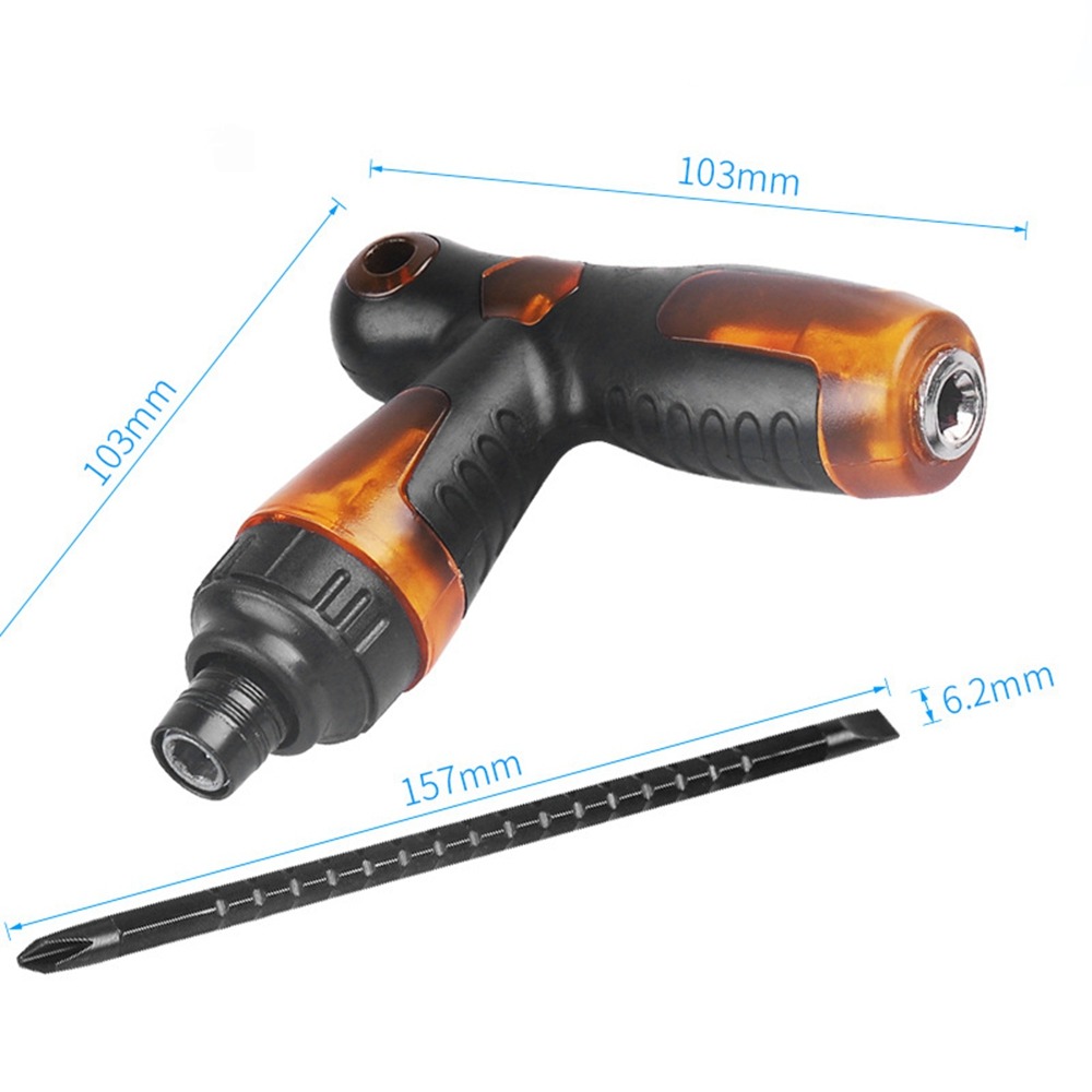 New Steel Telescopic Screwdriver Dual Purpose Hand Tool Ratchet ...