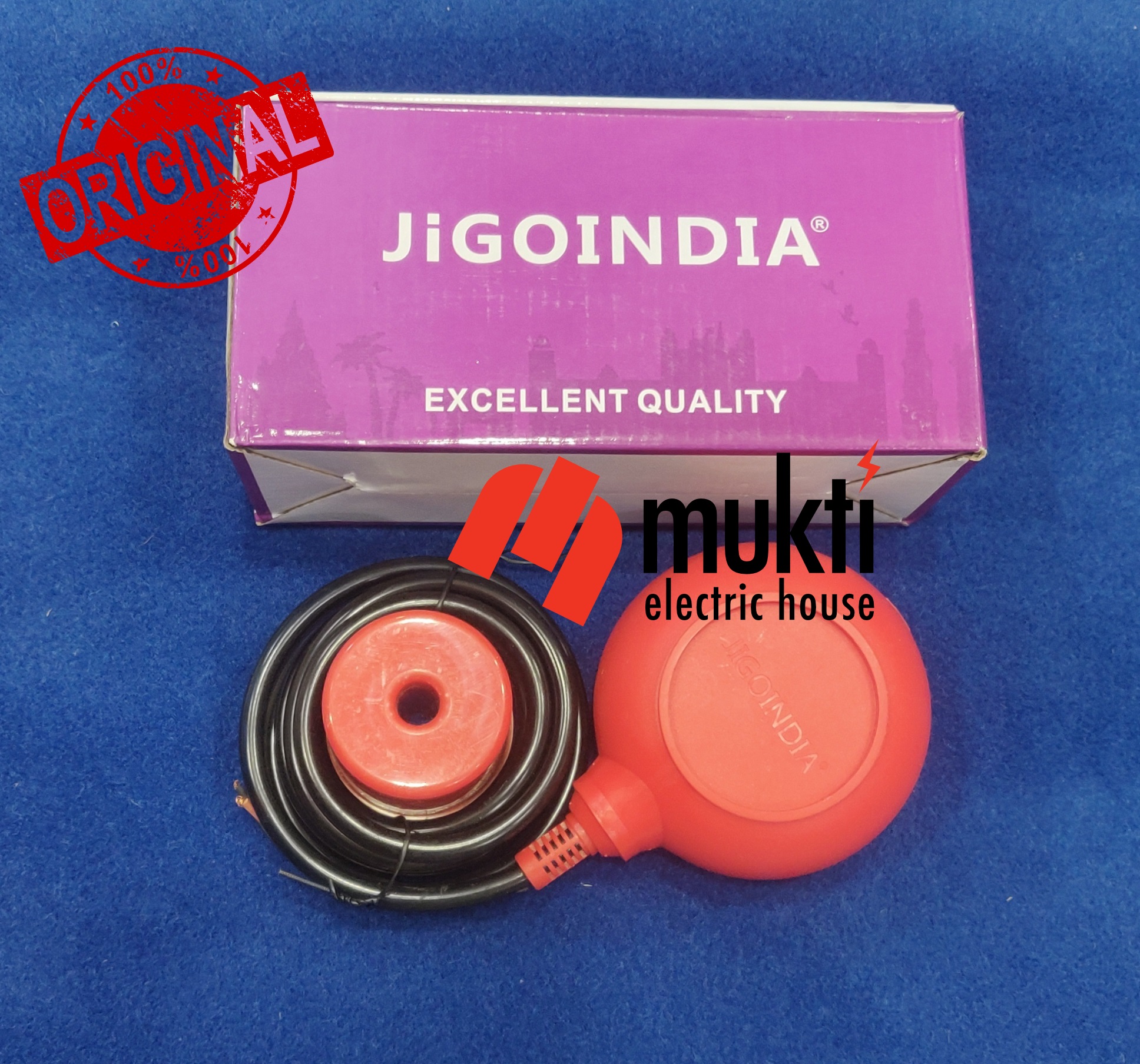 JiGO INDIA Float Switch Fluid Water Level Sensor Controller for Pump Submersible Motor with ...