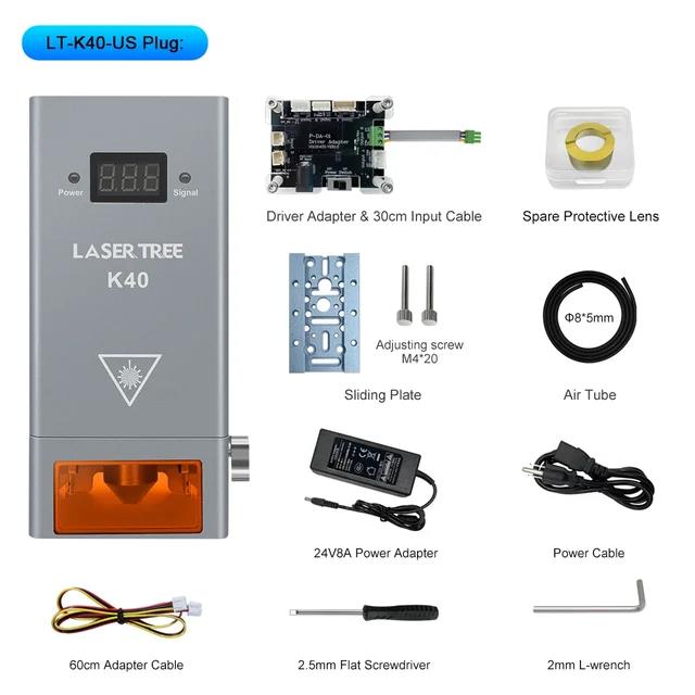 LASER TREE Laser Module 10W/20W/30W/40W Optical Power with Air Assist ...