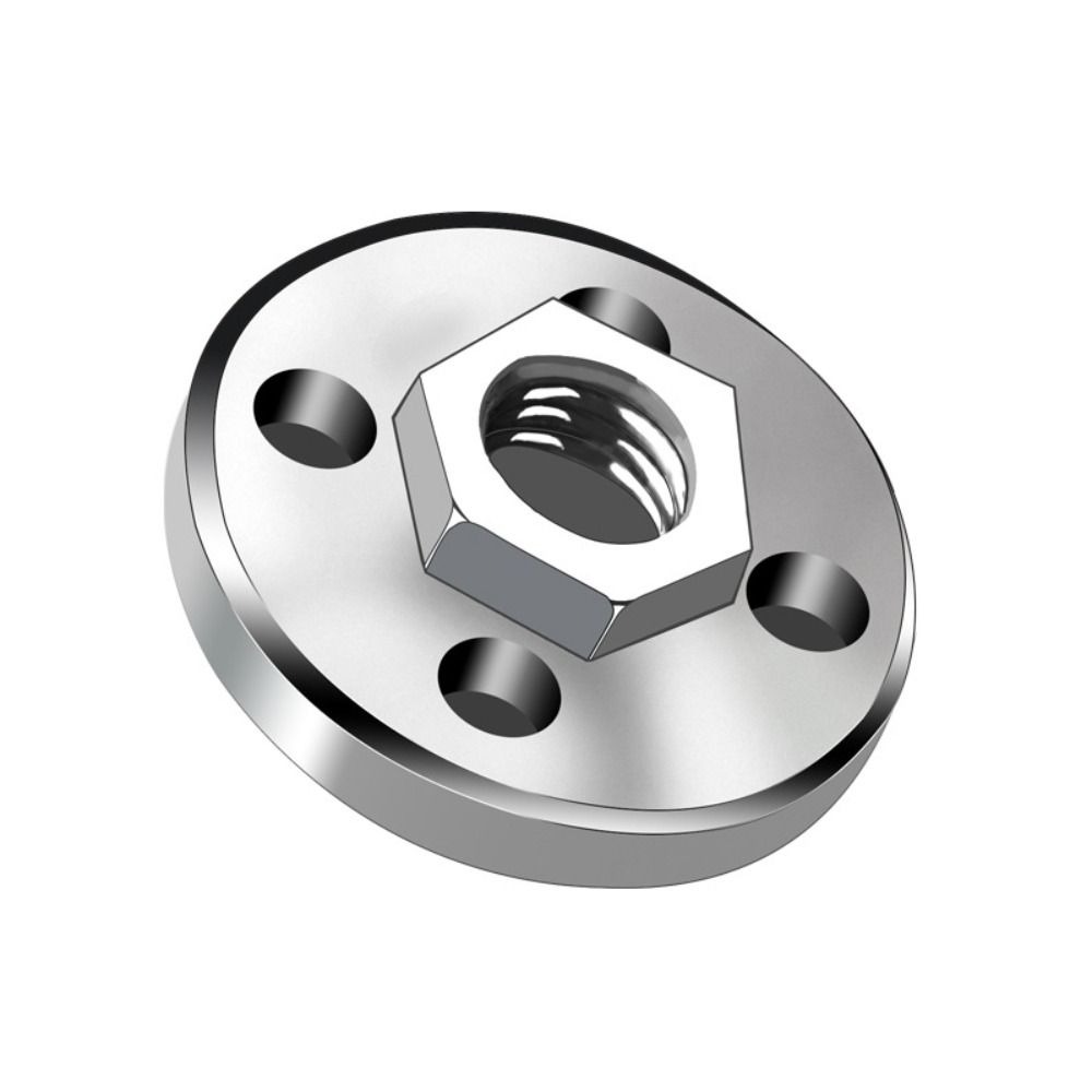 Practical Quick Change Hexagon Flange Nut Metal Alloy Hardness Locking Flange Nut Angle Grinder ...