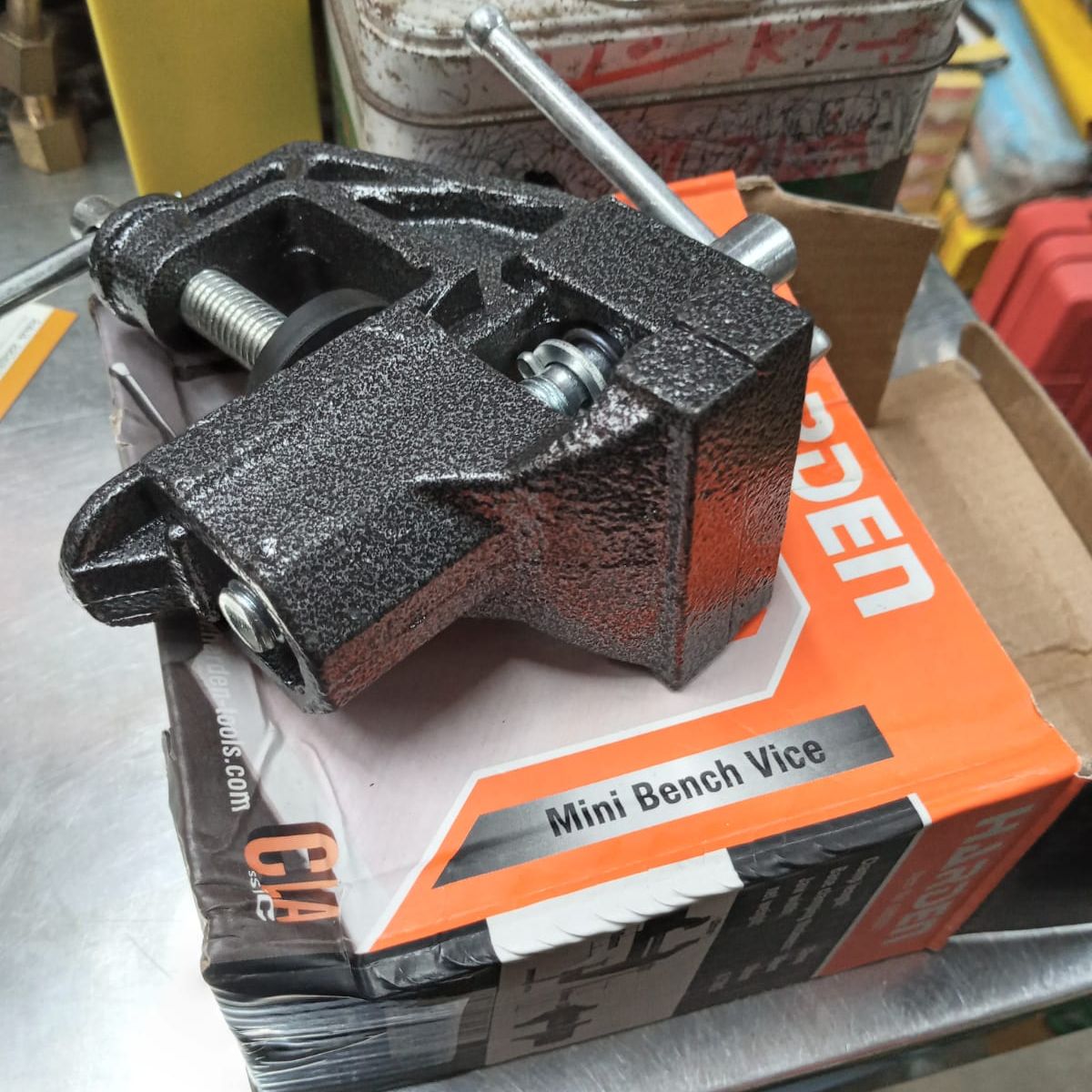 Mini Bench Vice 50mm Heavy Table Vise /Bench Vice /Mini High-Carbon ...