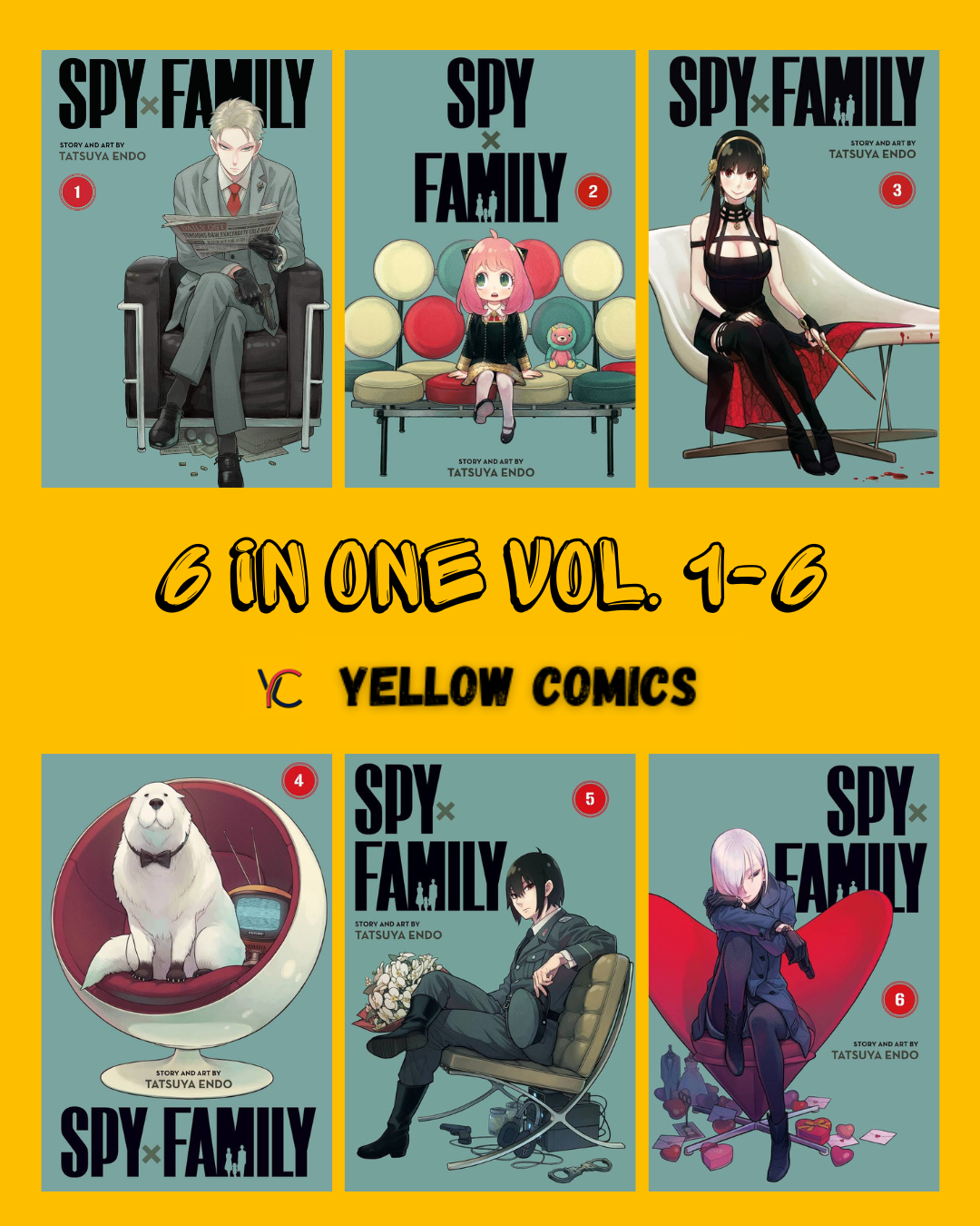 Spy x Family, Vol. 1-6 | Daraz.com.bd