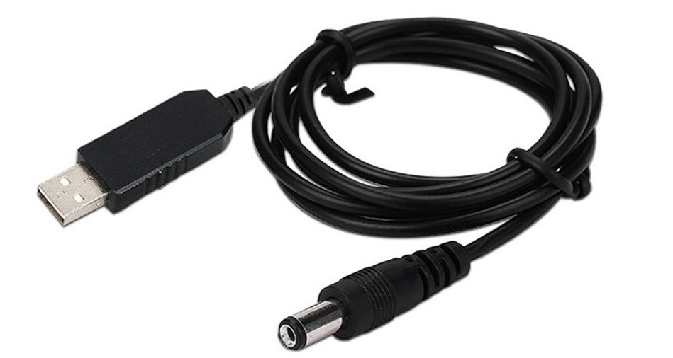 USB Power Boost cable DC 5V to DC 5V / 9V / 12V Powerbank to Router and ...