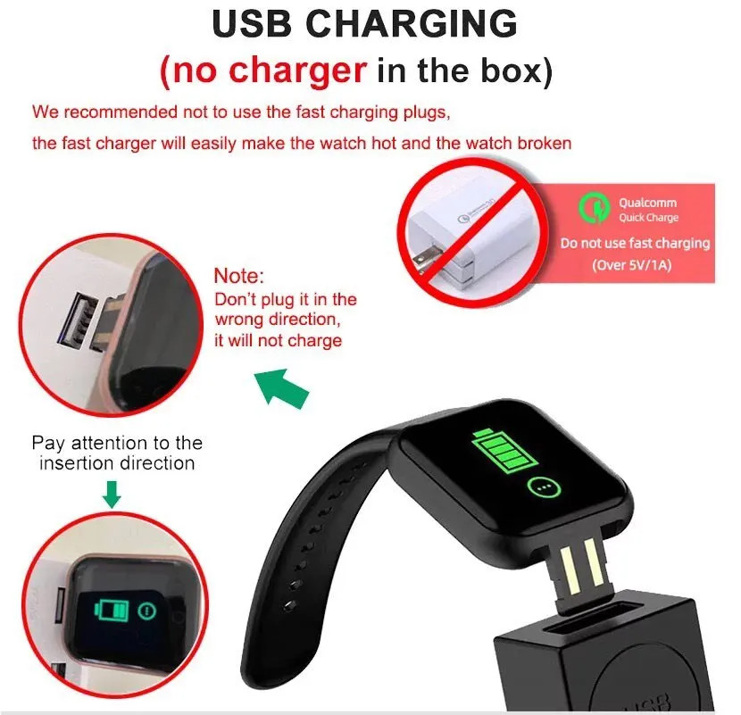 D20 Ultra Smartwatch Series 8 Smart Band Heart Rate Blood Pressure ...