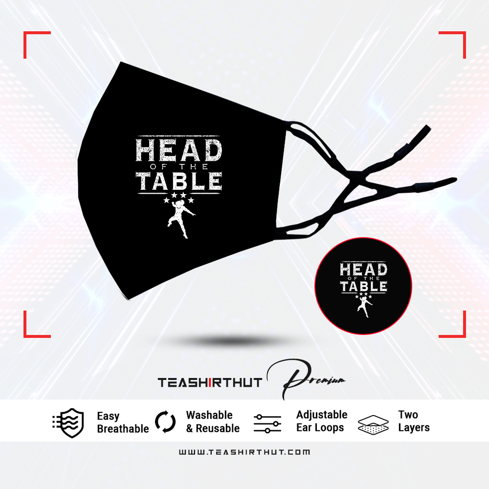 Roman Reigns Head of the Table Exclusive WWE Design Edition Facemask ...