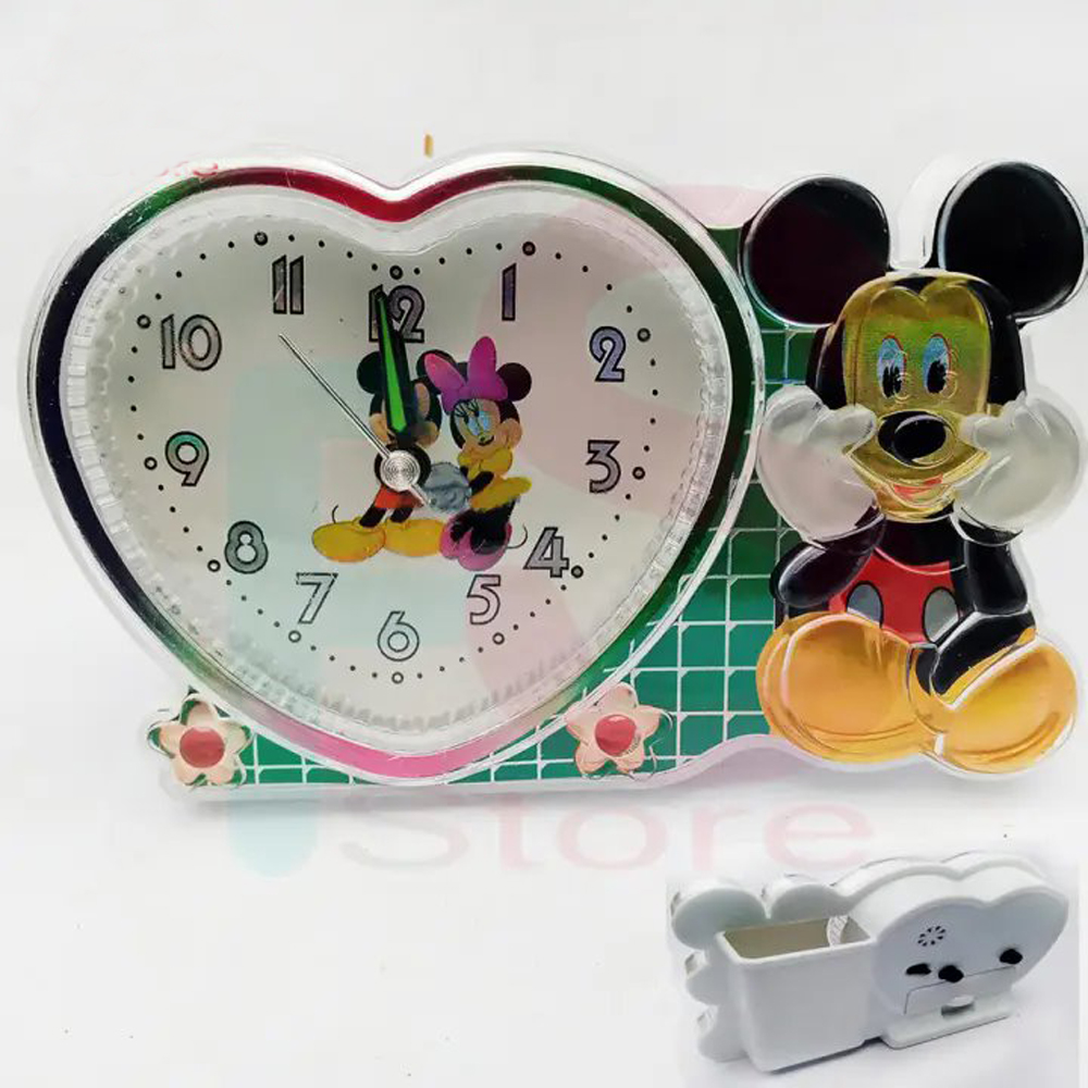 Table Clock with Pen Holder Alarm Clock | Daraz.com.bd