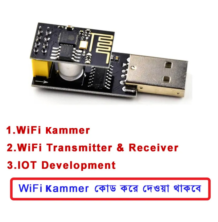 NodeMcu ESP8266 Esp-01 WiFi IoT Development Board with Serial Adapter ...