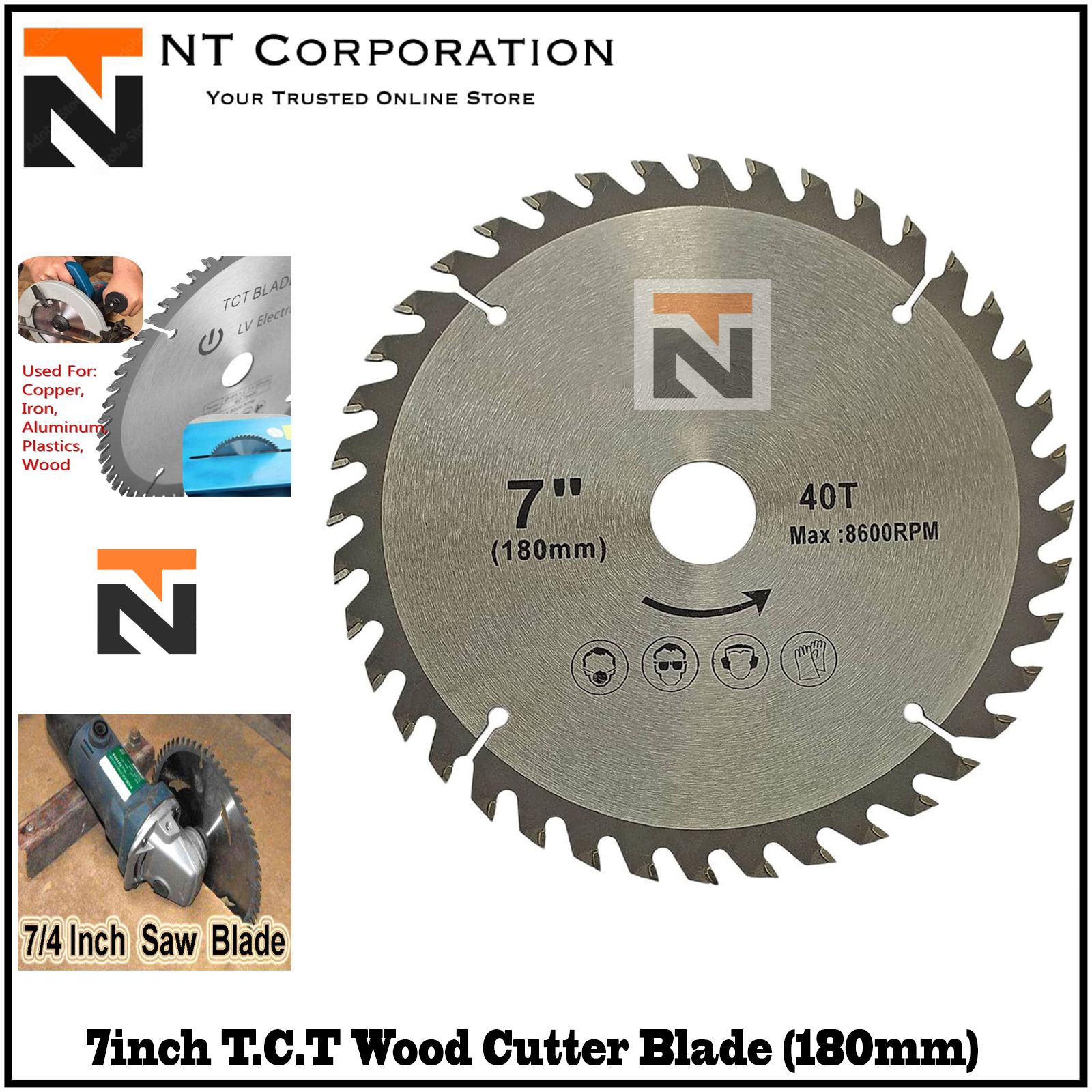 7inch(180mm) Tungsten Carbide Tips Circular Saw Blade | Daraz.com.bd