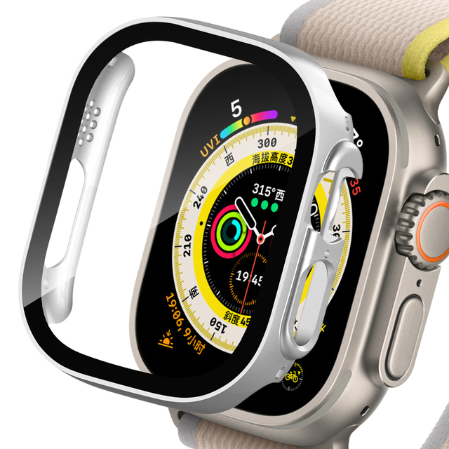 Apple Watch Ultra 49mm Case With Screen Protector- Protective Cover for ...