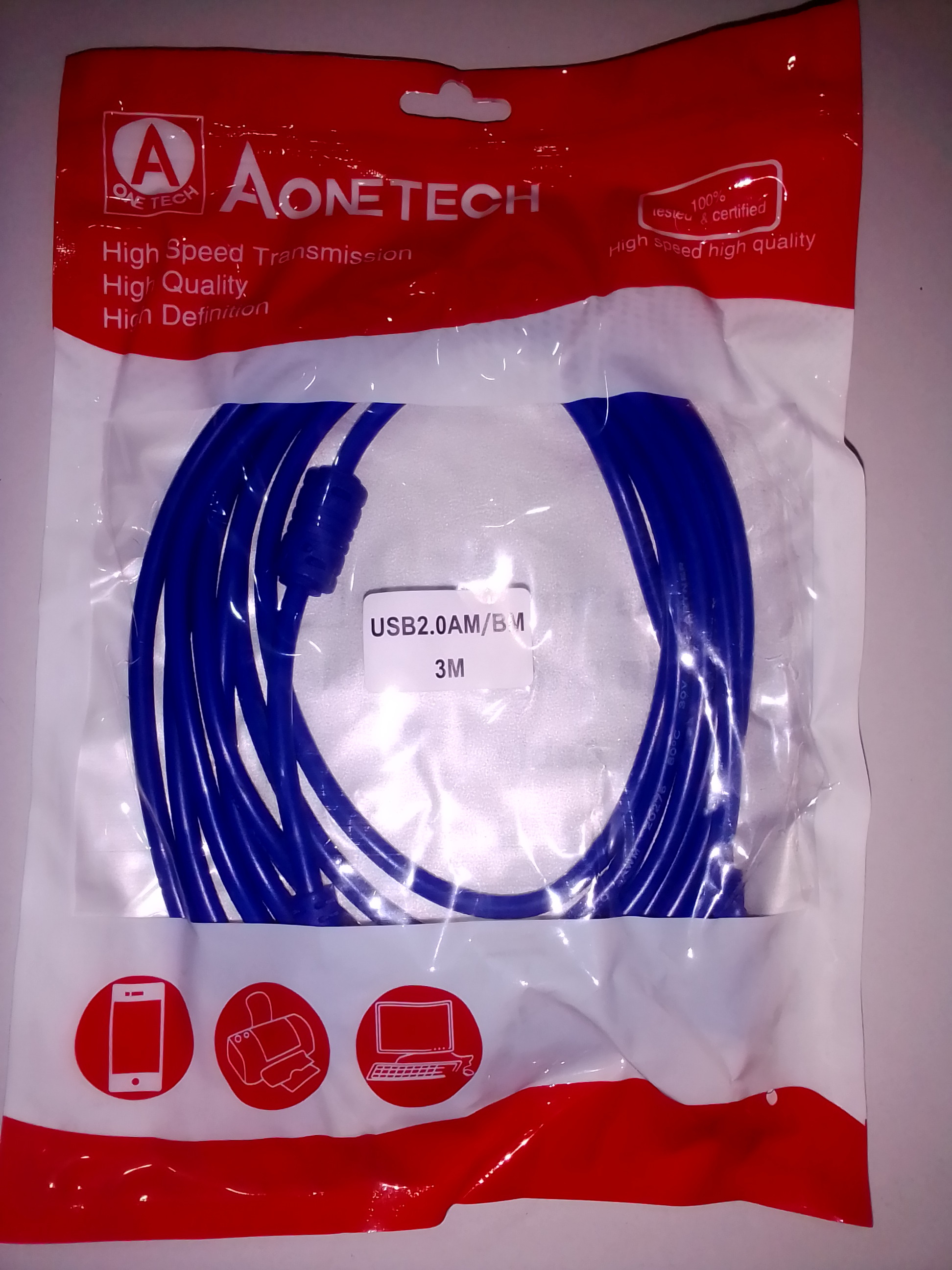 High Quality Original Printer Usb Cable 2.0 1.5 meter