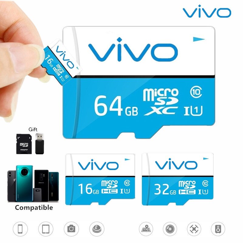 100%Original Product+FREE Shipping+COD Vivo Kartu Memori C10, Kecepatan ...