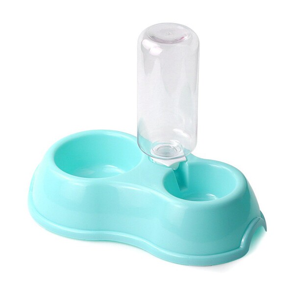 Cat and Dog Bowl, Automatic Drinking water Plastic double bowl, Cat ...