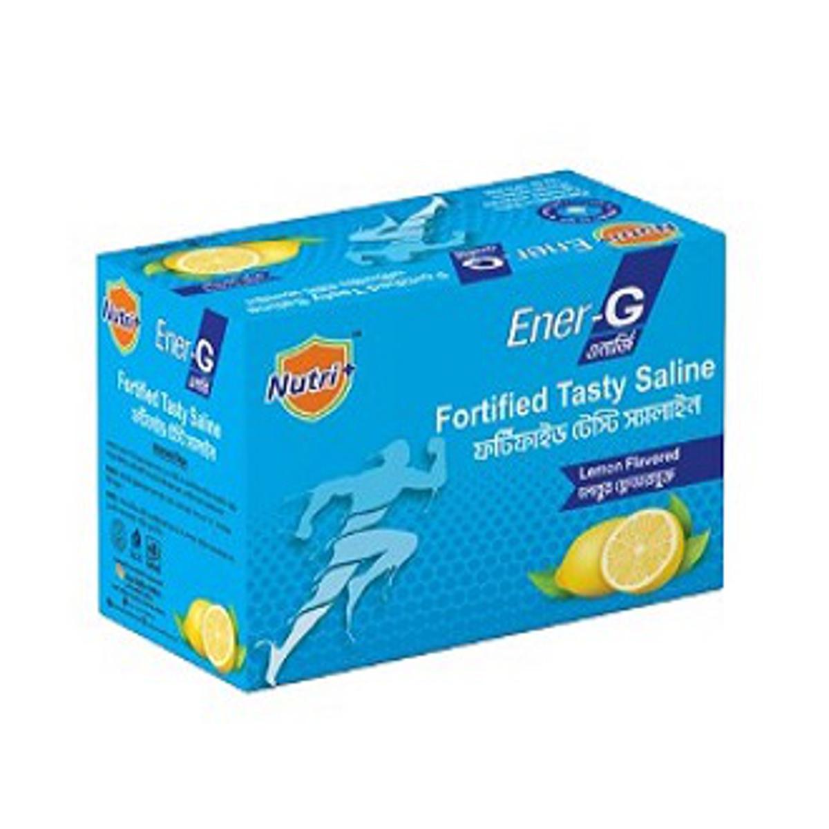 Ener-G Fortified Saline Powder (Lemon) ( Pack of 20 ) | Daraz.com.bd