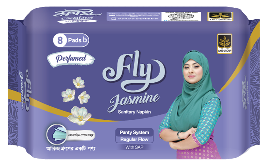 Fly Sanitary Napkin Jasmine 8-Panty System Perfumed-8 Pack Pads | Daraz ...