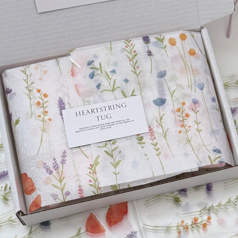 RHS Online 10PCS Floral Sydney Paper Flower Wrapping Paper Gift ...