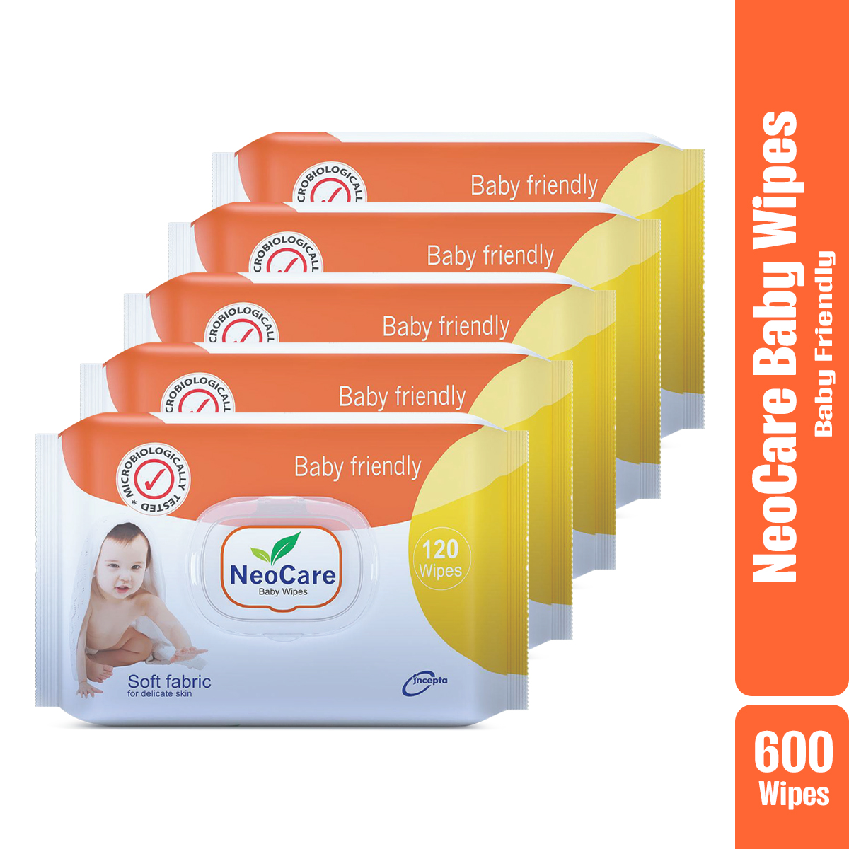 Soft Wet Tissue Wipes for Kids-5 Packet Combo 120Pcs | Daraz.com.bd