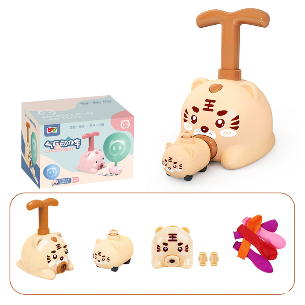 GC Cartoon Balloon Powered Car Colored Various Interesting Shapes ...