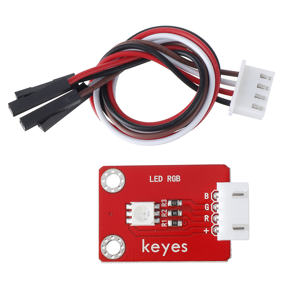 Keyes Brick Warn Light LED RGB Module (pad hole) Anti-reverse Plug ...