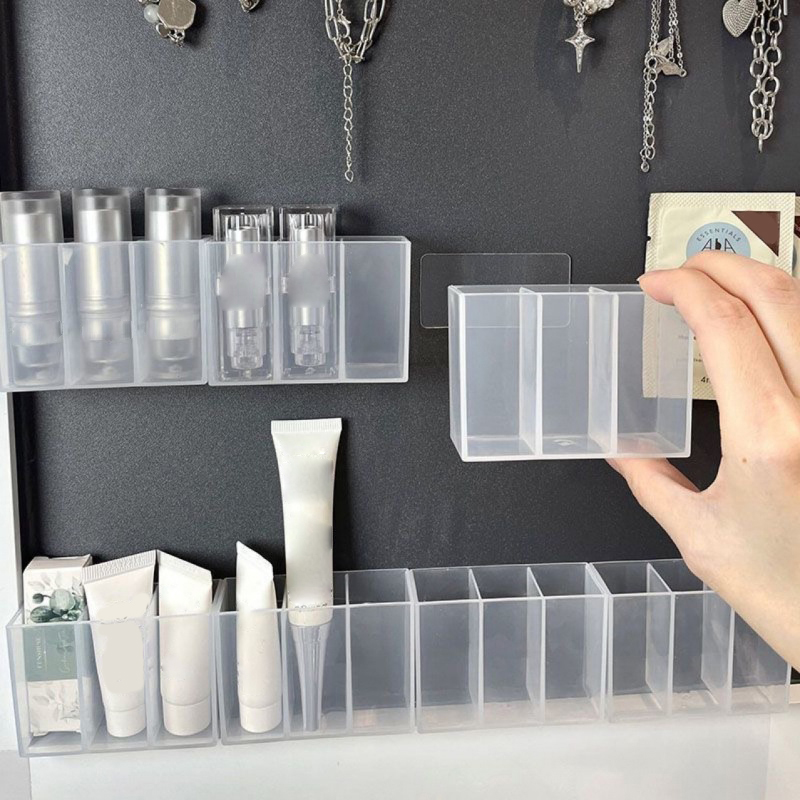 Wall-mounted Storage Box Mirror Cabinet Self-adhesive Small Items ...