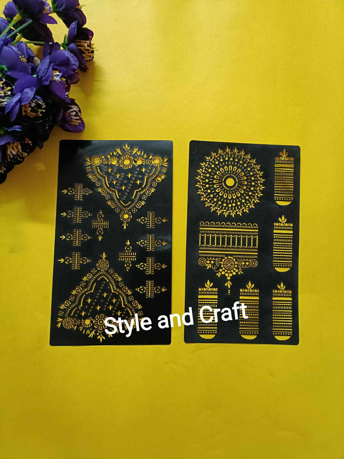 Mehedi Art template hand template design mehedi sticker | Daraz.com.bd