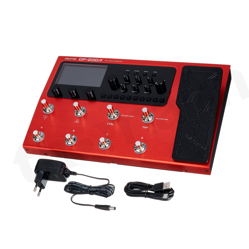 Valeton GP-200 & GP-200R Multi Electric Guitar & Bass Guitar Effects ...