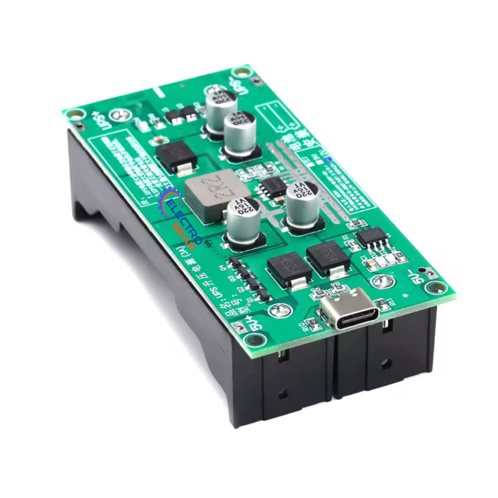 Mini UPS Type-C 15W 3A 18650 Lithium Battery Charger Module DC-DC Step ...