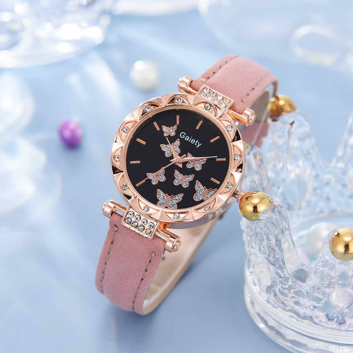 Functional Water-resistant 6Pcs Quartz Watches for Girls with Simple ...