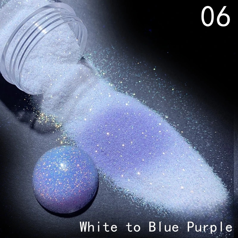 10g/box UV Sensitive Color Temperature Changing Powder DIY Handmade ...