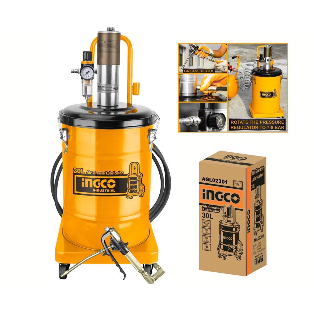 AIR GREASE LUBRICATOR 30ltr INGCO-AGL02301 | Daraz.com.bd