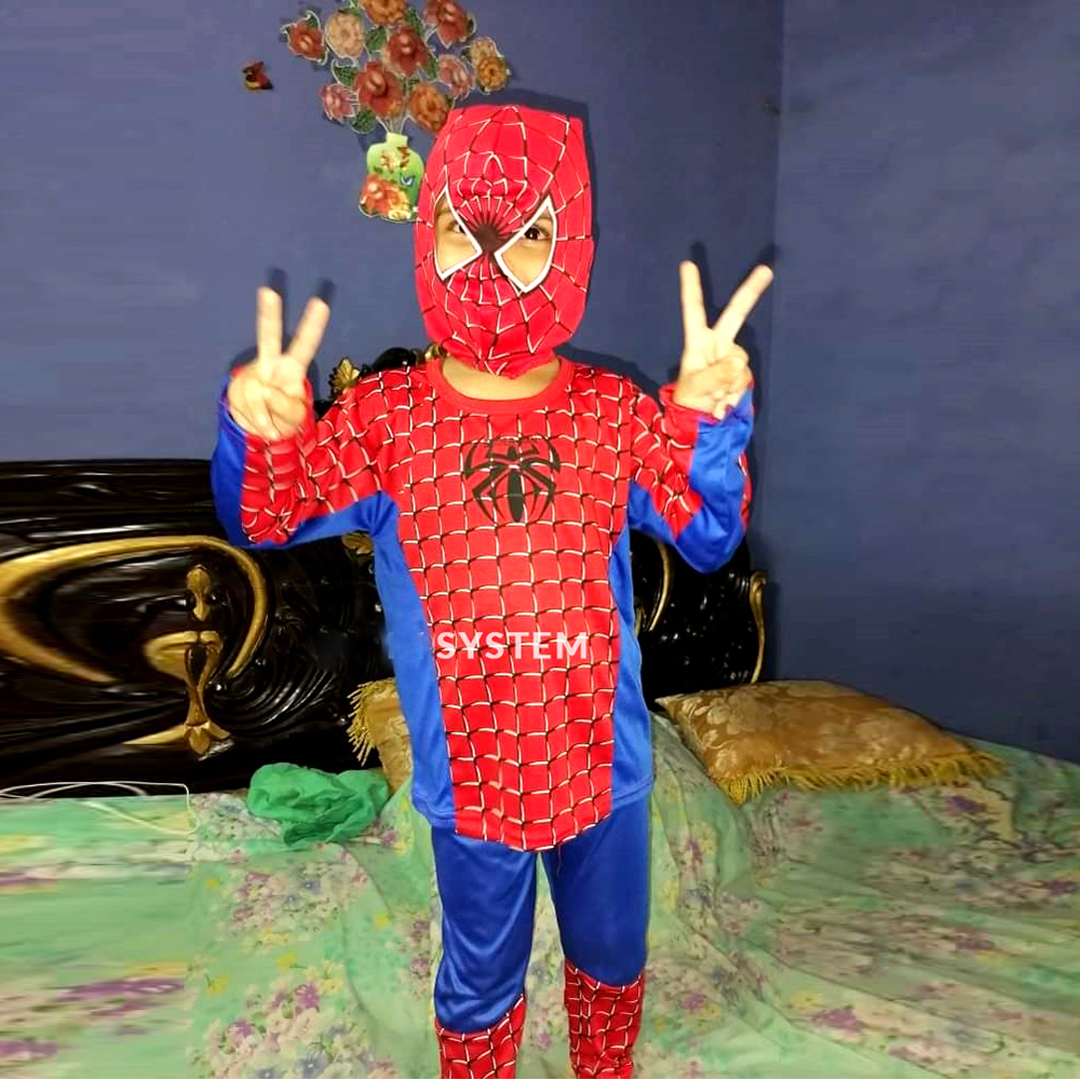 Spiderman Fancy Dress Costume Superhero Costume Kids Cartoon Fancy ...