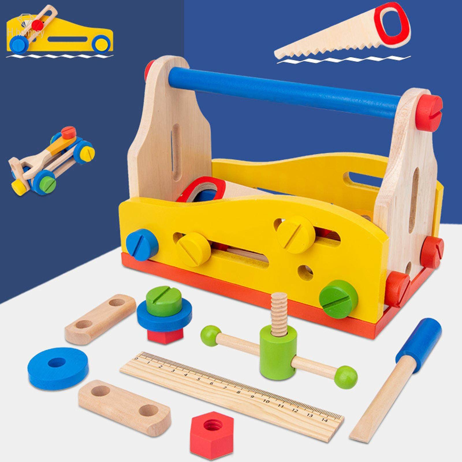 Wooden Tool Toy Educational Learning Tool for Preschool | Daraz.com.bd