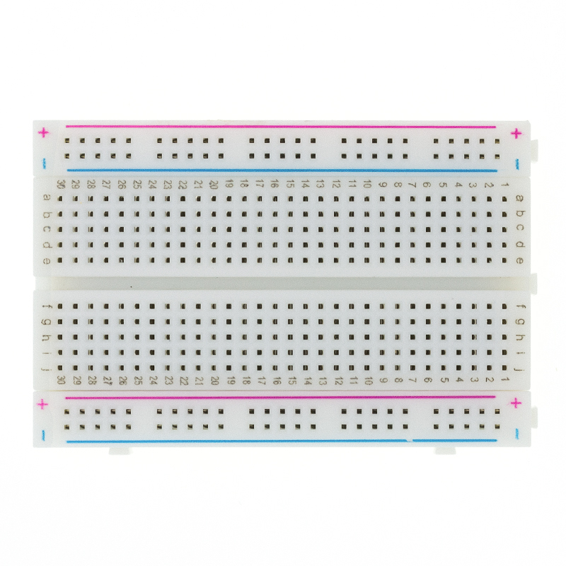 【The road to happiness Store】Mini bread board/breadboard 8.5cm x 5.5cm 400 holes Transparent ...