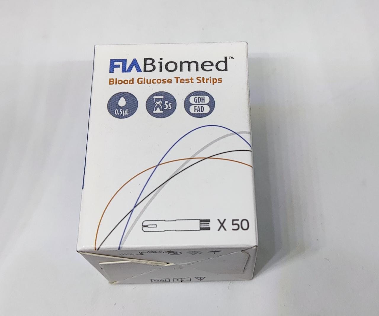FIA Biomed Blood glucose test Strip- 50 Strips | Daraz.com.bd