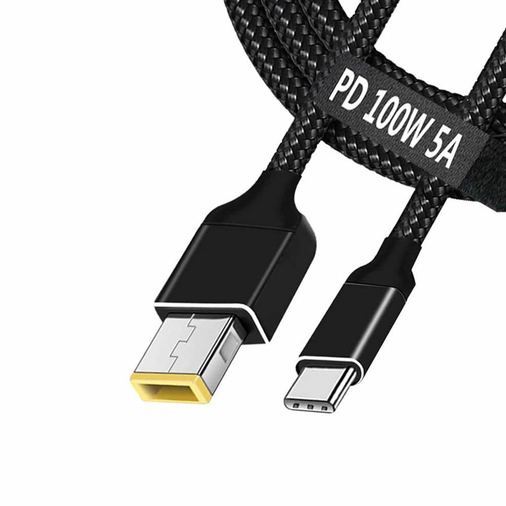 USB C to Laptop Charging Cable Adapter Male Type C to Square Converter ...