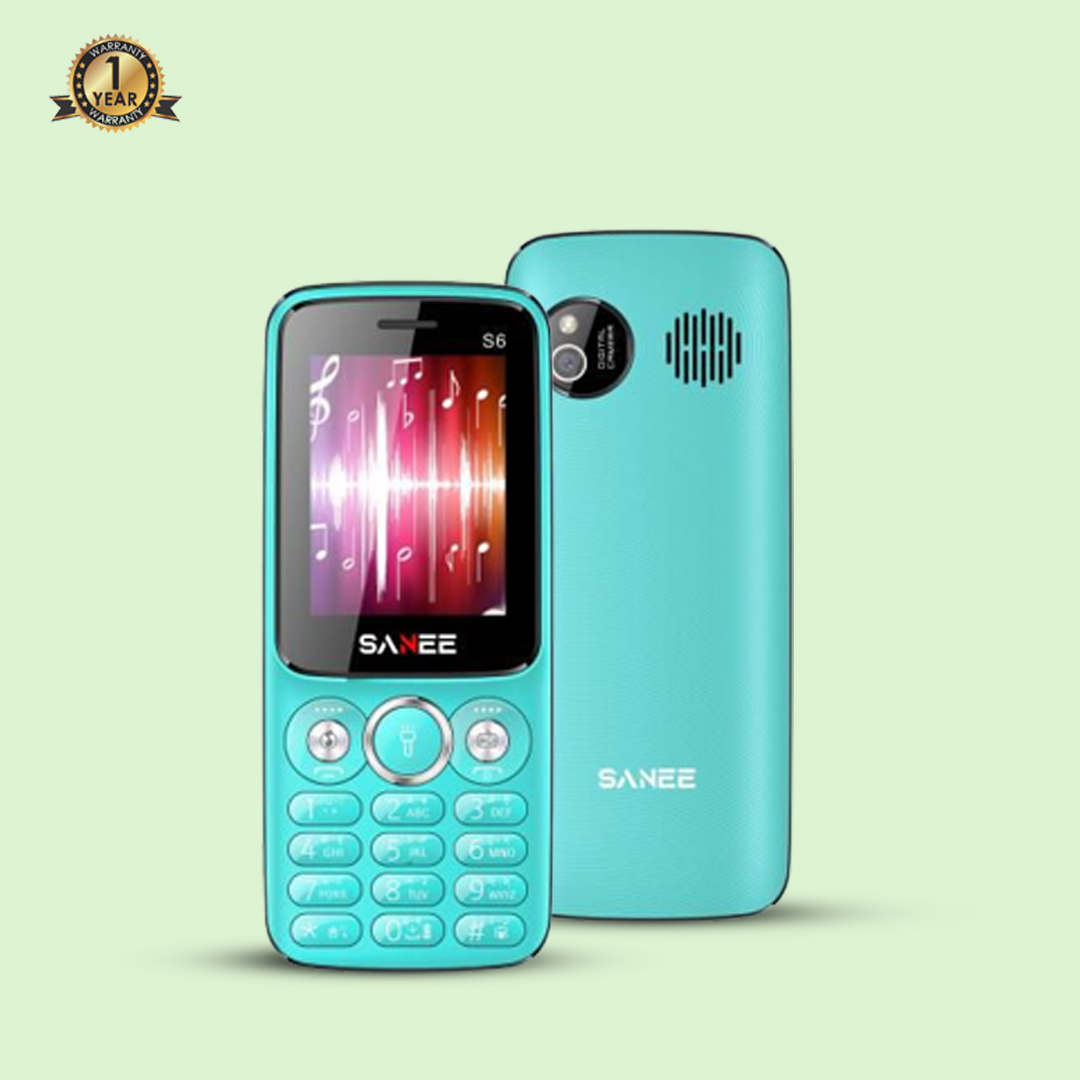 SANEE Mobile -Model: S6 - 2.4" Display - Dual SIM -1800mah Li-on Battery- Accent Dual Torch LED ...