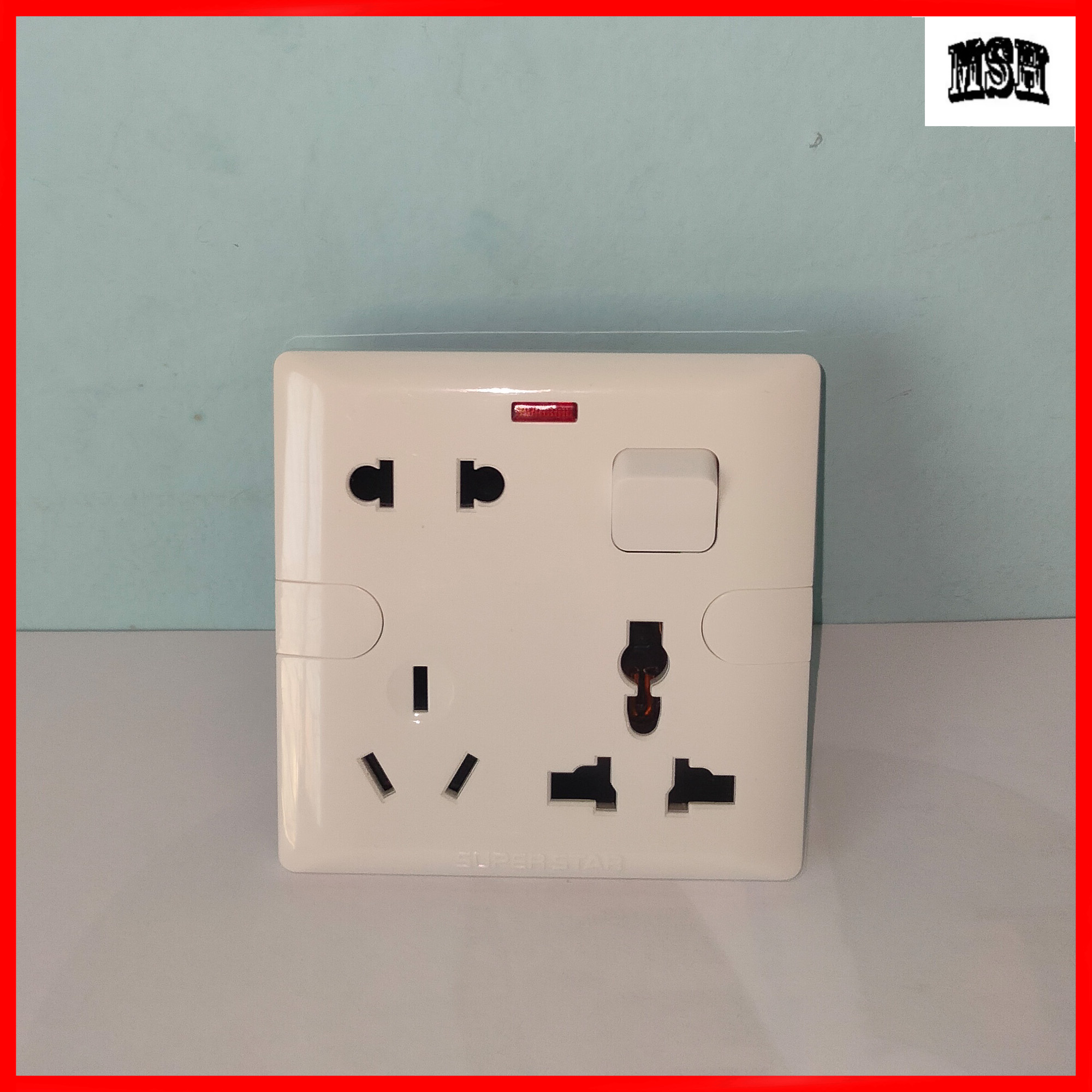 Super Star 6 Pin Combined All Rounder Socket